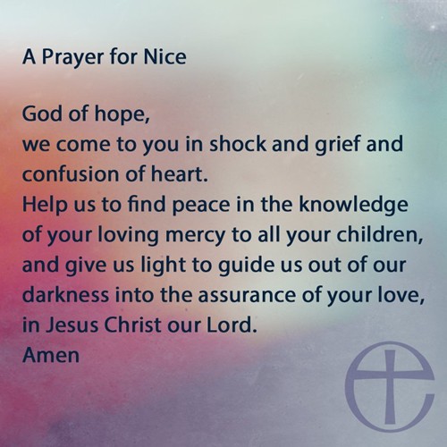 A Prayer for Nice - Skegness Church of England